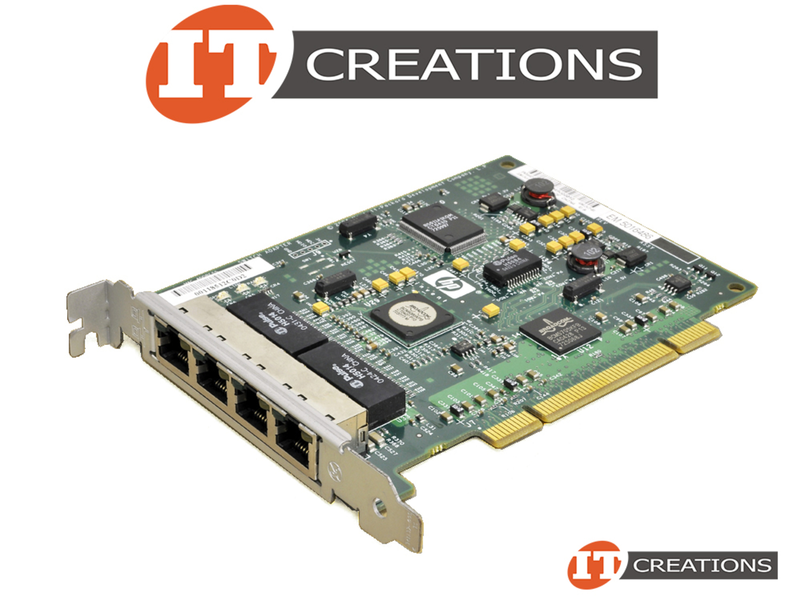 366603-001 HP Network Card Nc150t PCI 4 Port Gigabit 10/100/1000t 32 ...