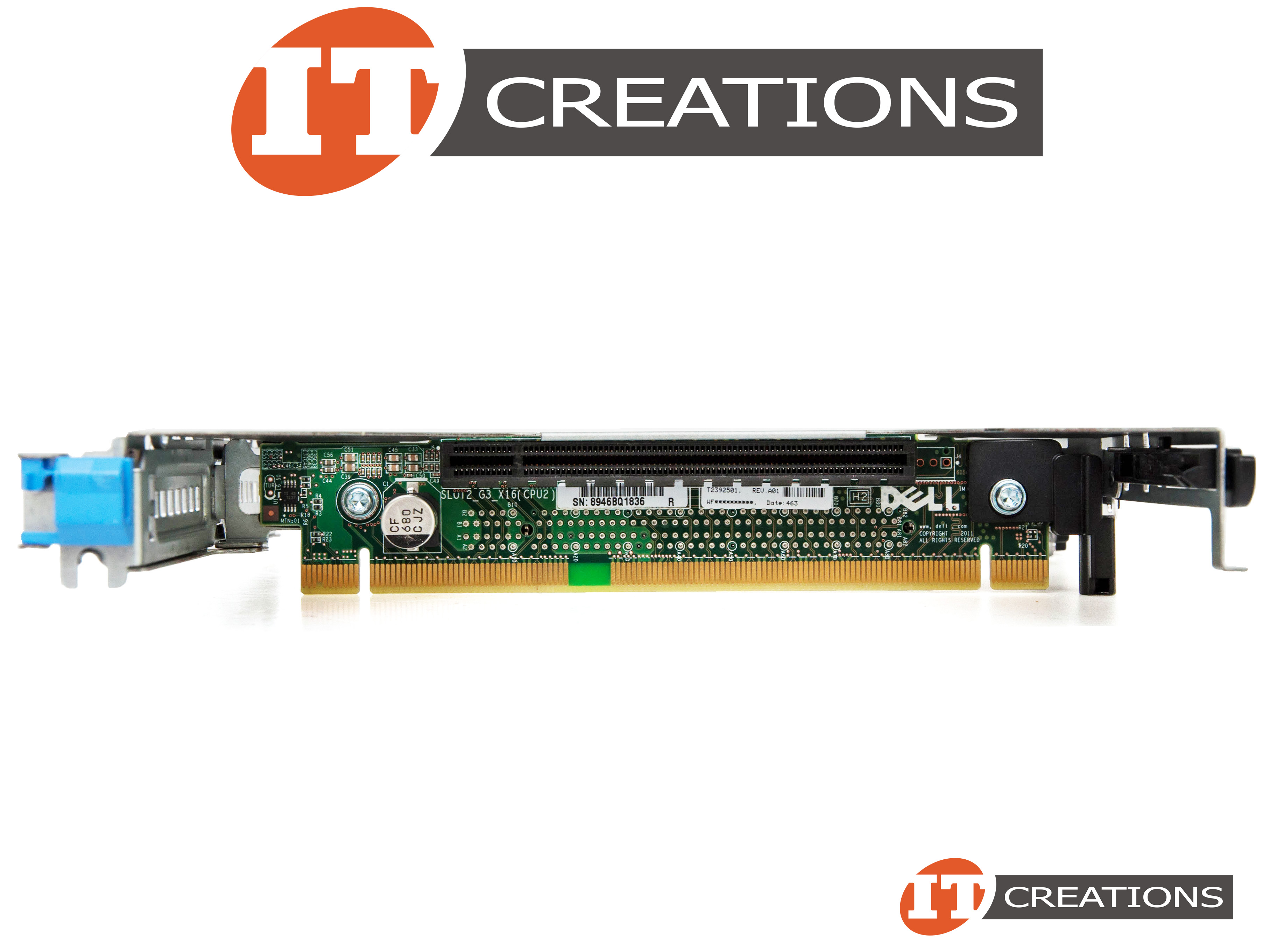 37RG8 DELL RISER CARD 1 FOR DELL POWEREDGE R620 / POWERVAULT DL4000 ...
