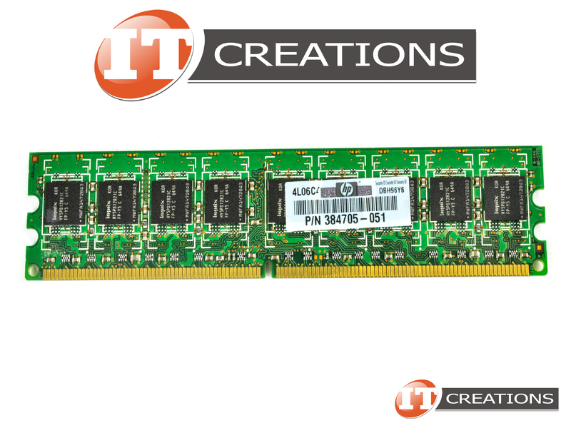 392283-001 HP 1GB PC2-5300E DDR2-667 UNBUFFERED ECC 2RX8 CL5 240 PIN MEMORY MODULE