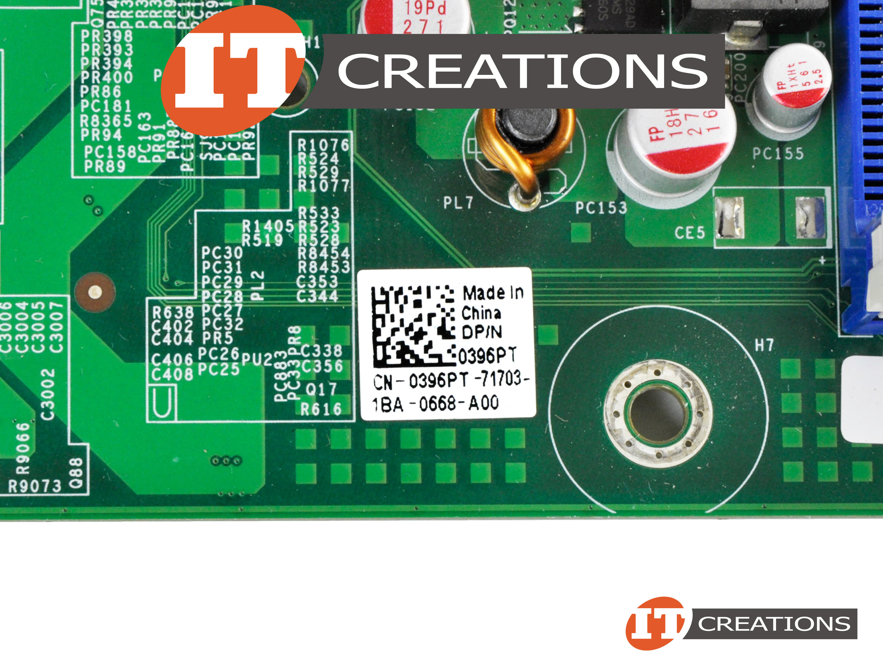 396PT DELL MOTHERBOARD FOR DELL POWEREDGE C1100 - ( 2 ) DUAL CPU ...