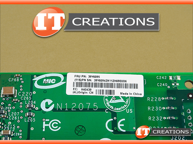 39Y6095 IBM NETXTREME 1000T PCI-X 133 DUAL PORT 10 / 100 / 1000 ...