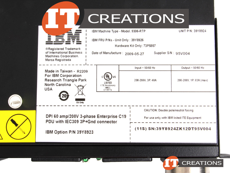 39Y8923 IBM DISTRIBUTED POWER INTERCONNECT DPI THREE PHASE ENTERPRISE ...