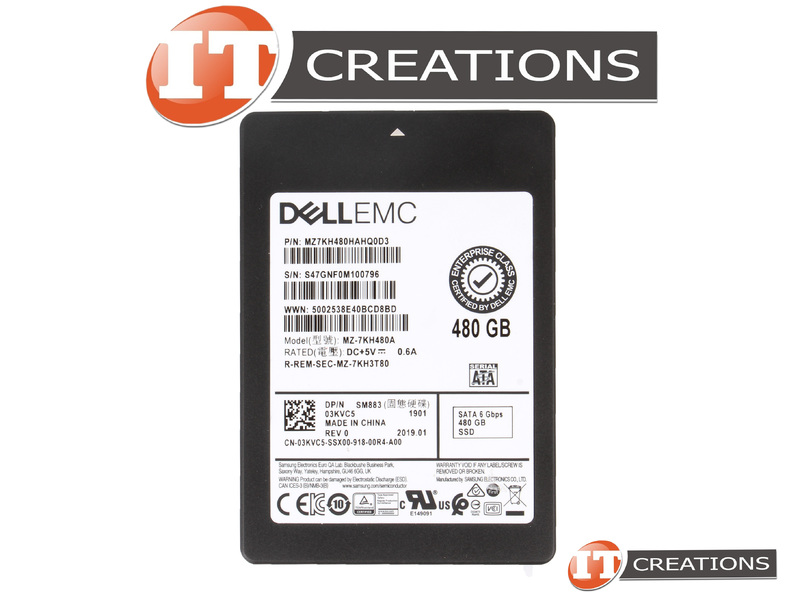 3KVC5 - Refurbished - DELL EMC / SAMSUNG 480GB MLC SATA III 2.5 INCH ...