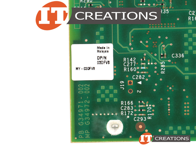 3DFV8-HIGH P DELL / INTEL X540-T2 CNA 10GBASE-T DUAL PORT PCI-E 2.1 X8 ...