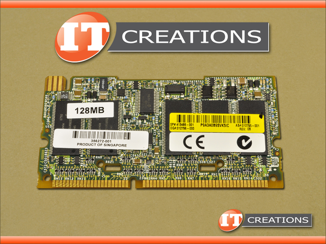 413486-001 HP SMART ARRAY MEMORY 128MB DDR BATTERY BACKED WRITE CACHE ( BBWC ) 40 BIT MEMORY ...