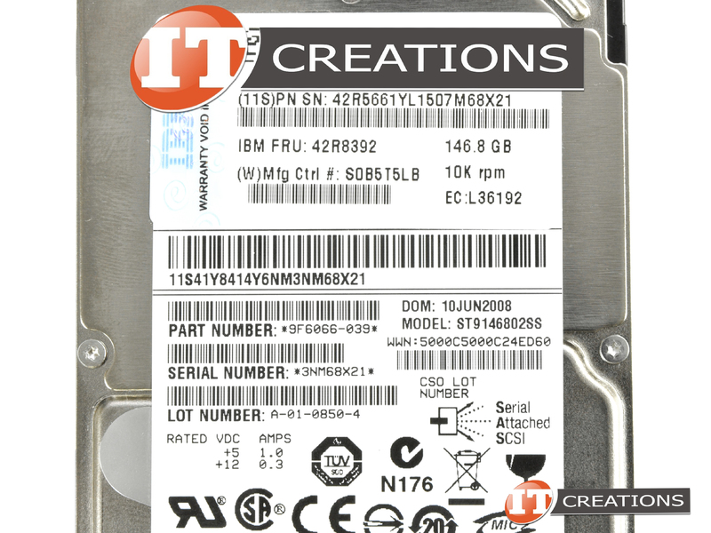 42R5661 - Used - IBM / SEAGATE 146GB 10K RPM SAS 2.5 INCH SMALL FORM ...