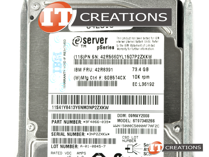 42R8391 - Refurbished - IBM 73GB 10K RPM SAS 2.5 INCH SMALL FORM FACTOR ...