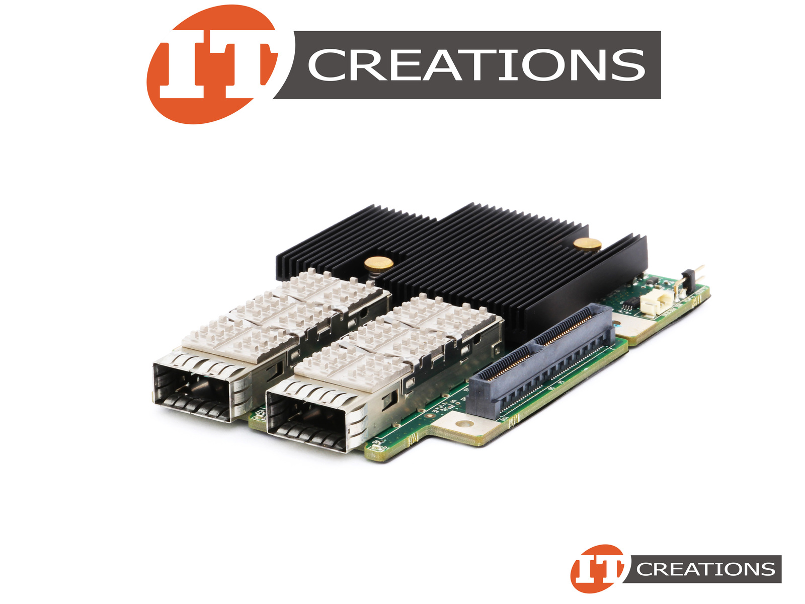 430-4609 DELL / Mellanox Connectx-2 QDR 40GB IB Dual Port Qsfp+ ...