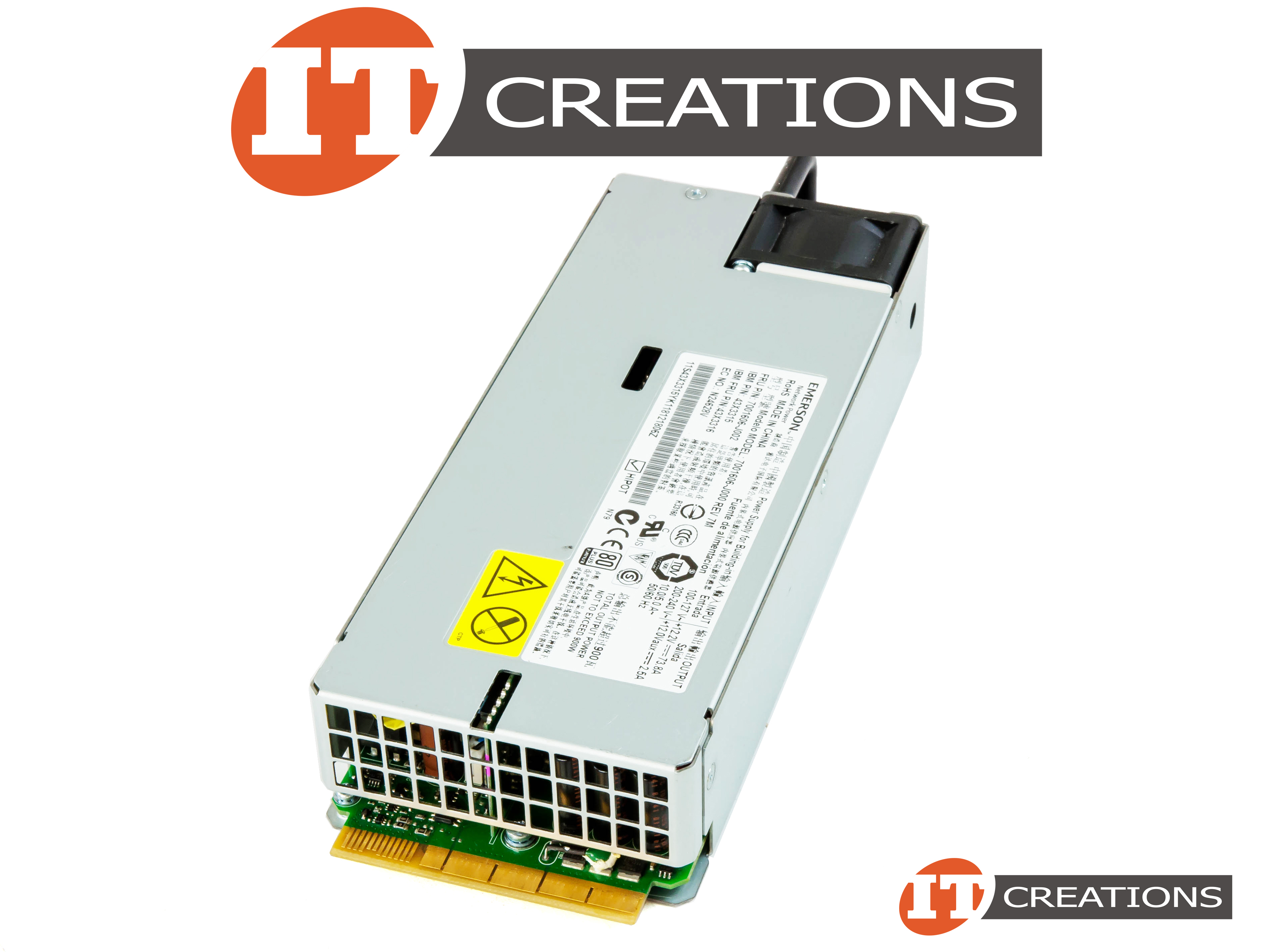 43X3316 IBM / EMERSON POWER SUPPLY 900W INPUT 100-127V 10.0A / 200-240V ...