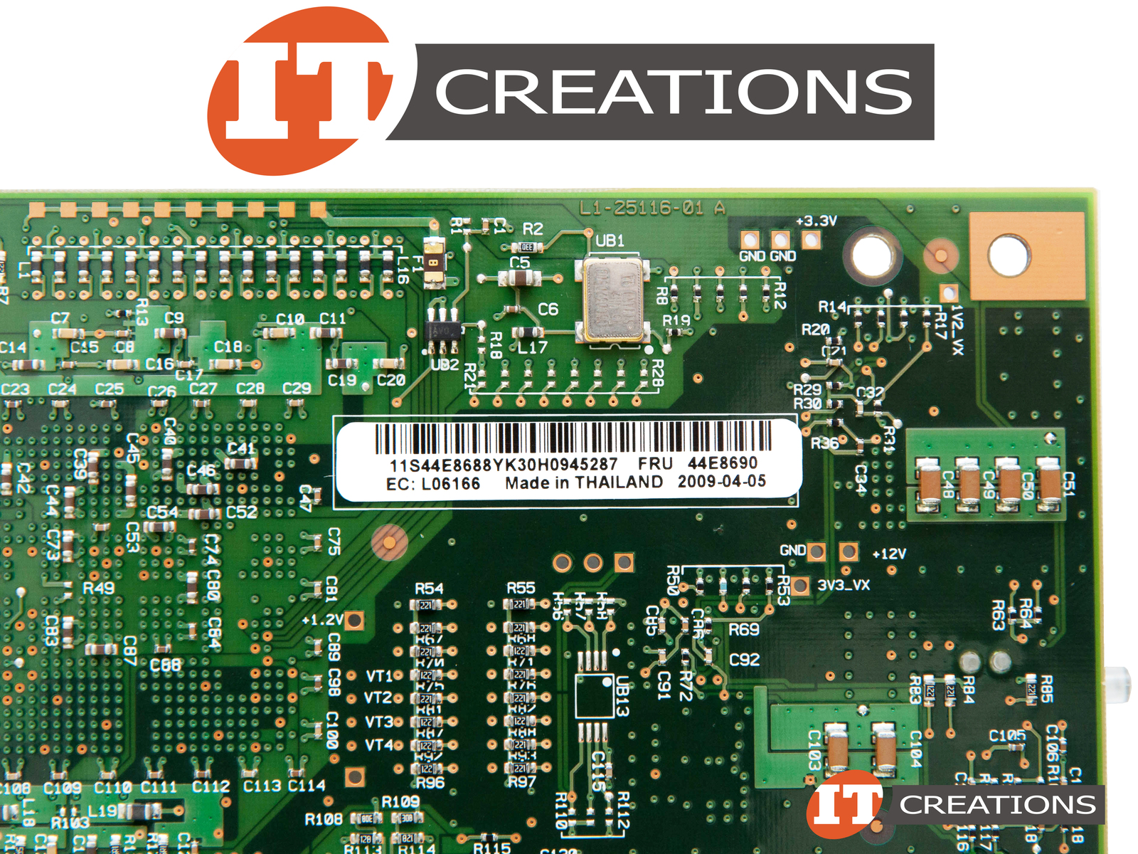 44E8688-NO BRACKET IBM SERVERAID BR10I PCI-E X8 ( 2 ) TWO MINI SAS SFF-8087 SAS / SATA RAID ...