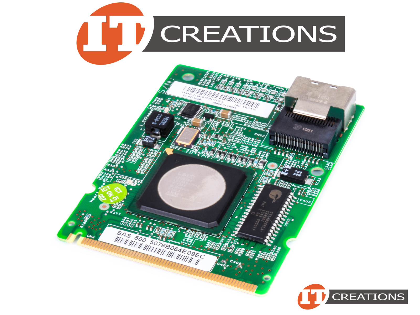 44T2148 IBM Serveraid Br10il SAS / SATA Controller Card For IBM System ...