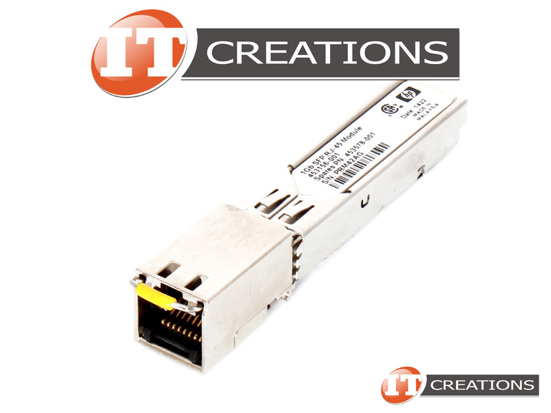 453156-001 HP 1GB Small Form Factor Pluggable SFP Rj45 Transceiver Module