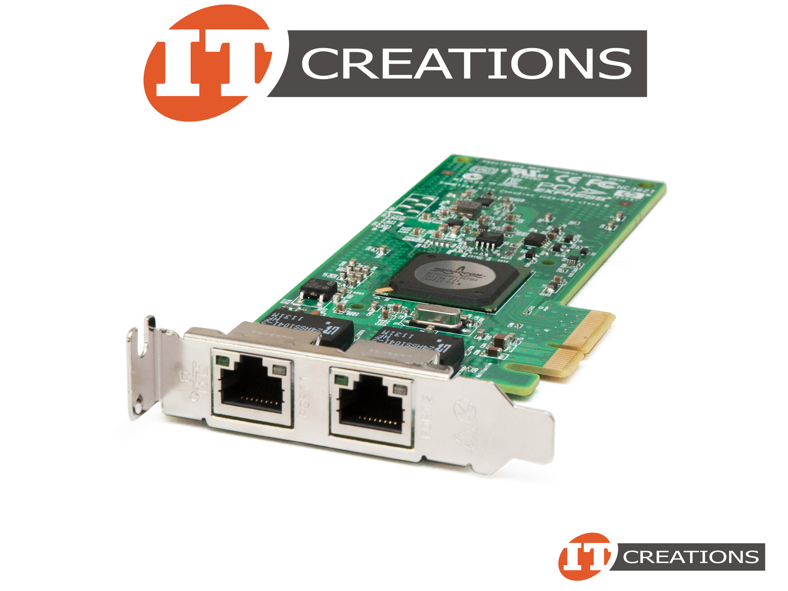 458492-B21-LOW P HP NC382T NIC NETWORK INTERFACE CARD 10 / 100 ...