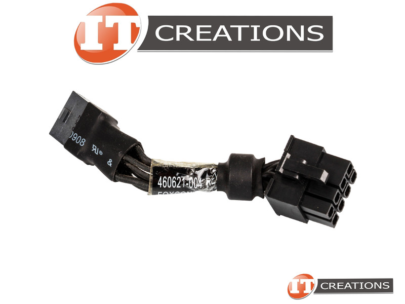 460621-004 HP GPU POWER ADAPTER FEMALE 6 PIN ( P1 ) TO MALE 8 PIN ( P2 ...