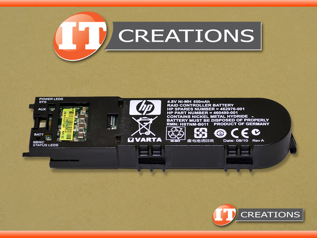 462976-001 HP BATTERY 4.8V NICKEL METAL HYDRIDE FOR HP P212 / P410 ...