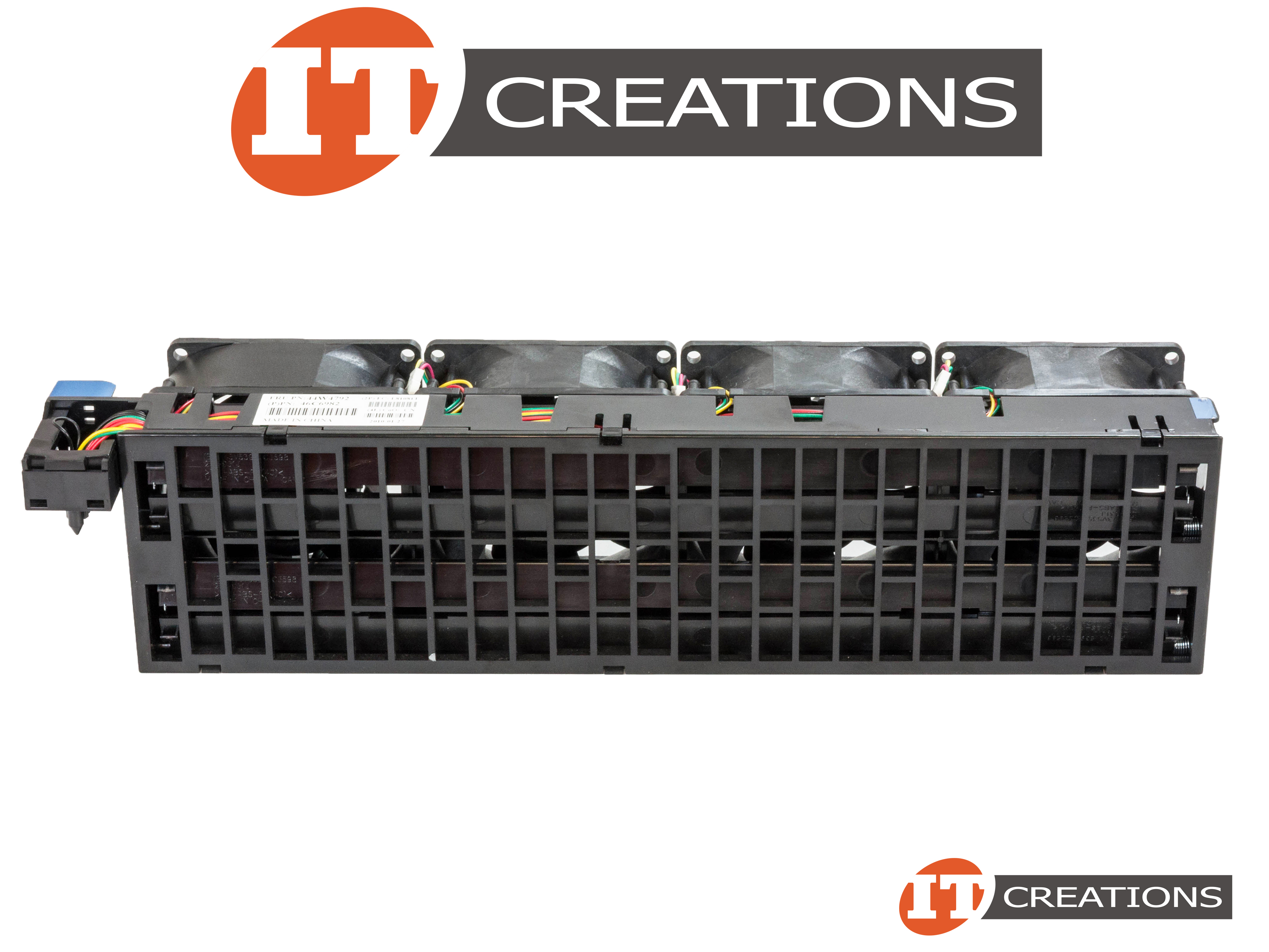 46C6982 IBM FAN 4 FAN ASSEMBLY WITH BRACKET / FAN HOLDER FOR IBM SYSTEM ...