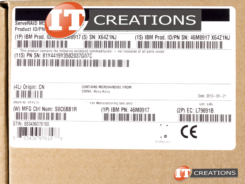 46M0917-RETAIL - Retail - IBM SERVERAID M5000 SERIES BATTERY KIT ...
