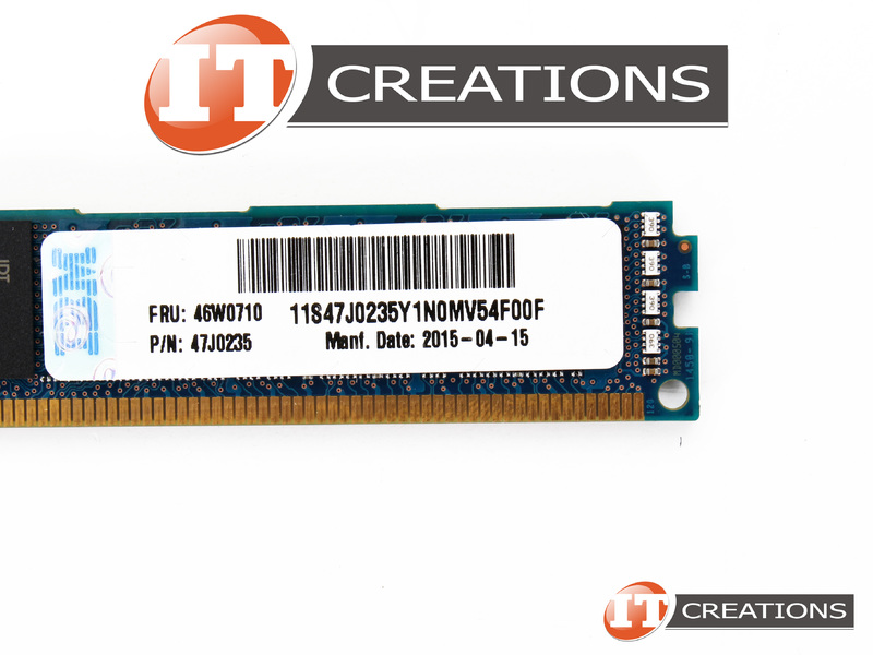 46W0710 IBM/ SAMSUNG 8GB PC3L-12800R DDR3-1600 REGISTERED ECC 2RX8 CL11 ...