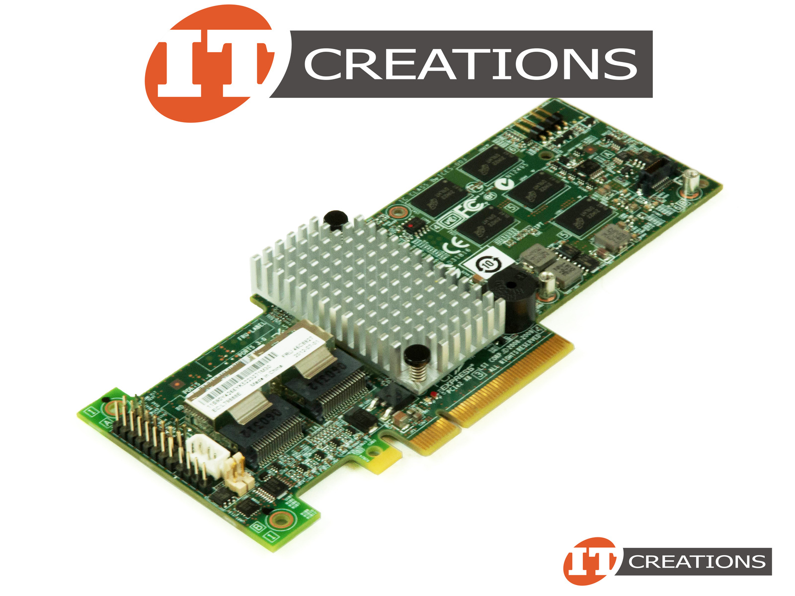 46C8927-NO BRACKET IBM SERVERAID M5015 PCI-E 2.0 X8 6GB/S SAS / SATA ...