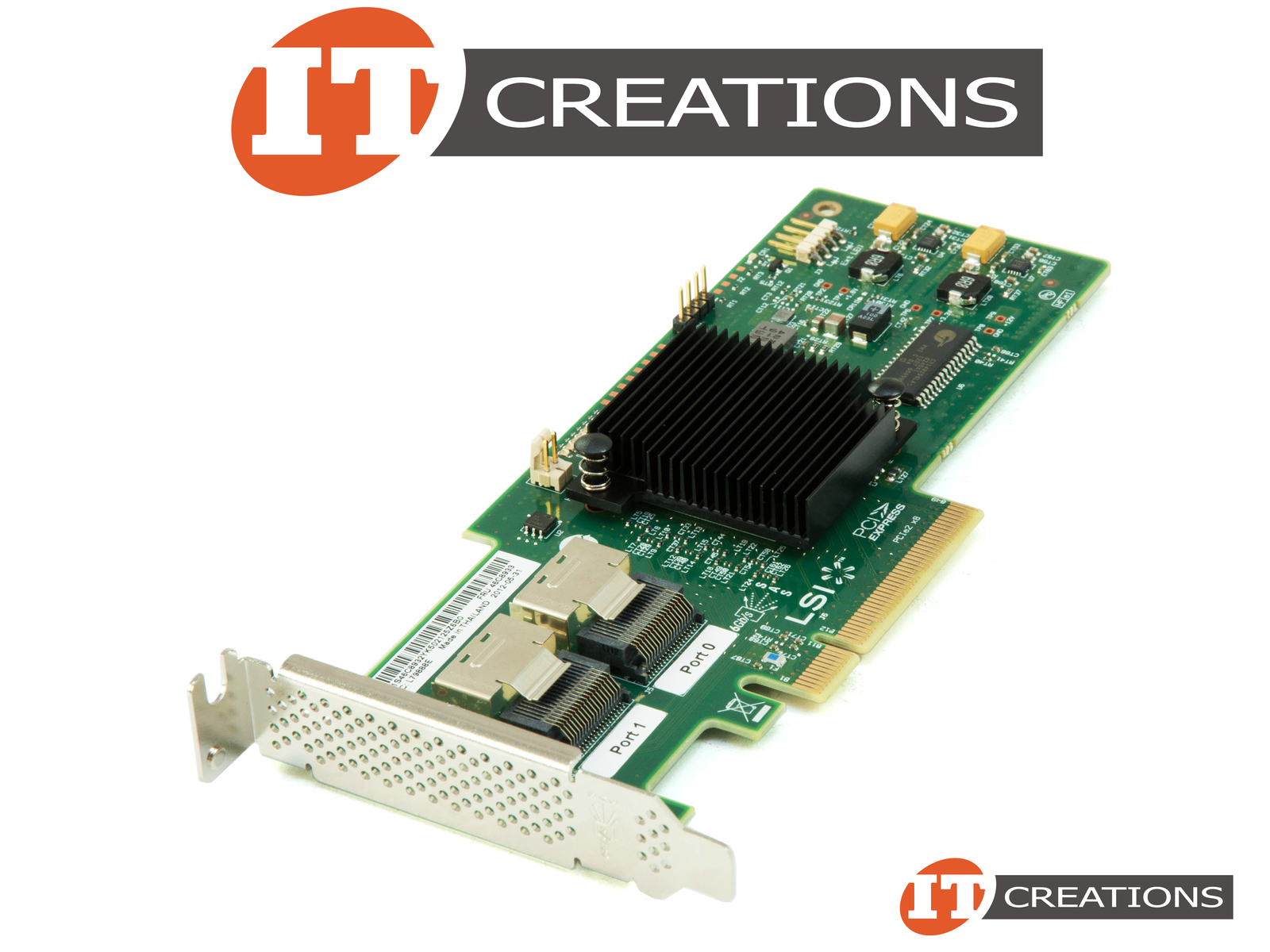 46C8933-LOW P IBM Serveraid M1015 LSI SAS 9240-8I Adapter 6gb/s PCI-E 2 ...