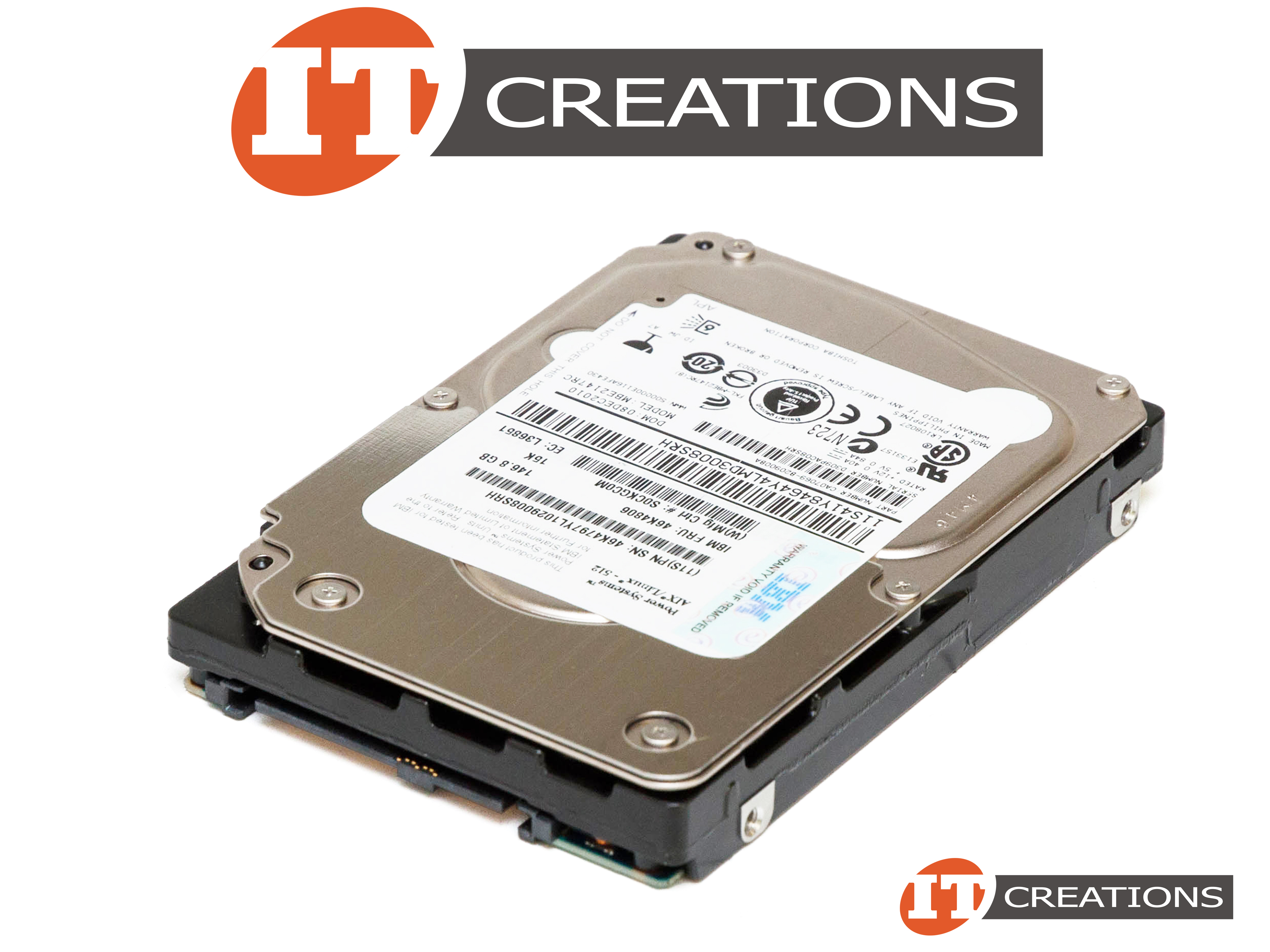 46K4797 - Used - IBM / TOSHIBA 146GB 15K RPM SAS 2.5 INCH SMALL FORM ...