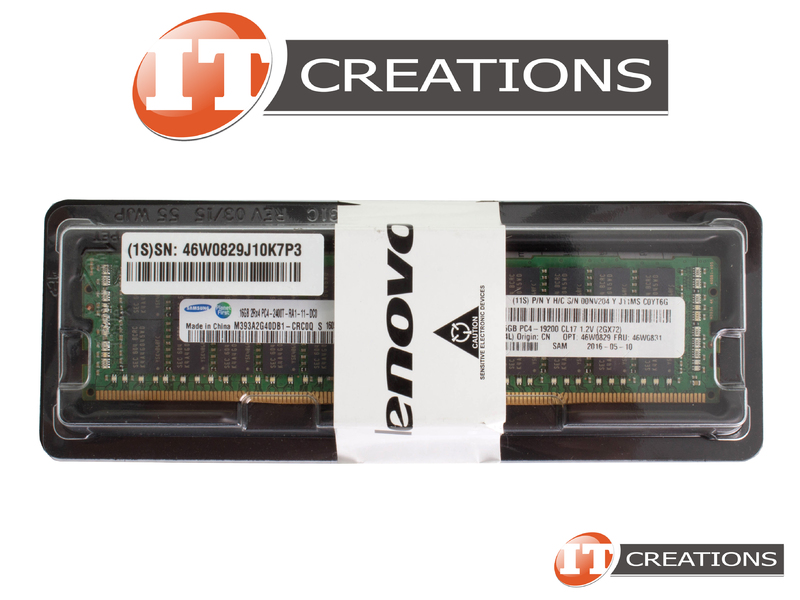 46W0829-RETAIL - Retail - Lenovo / Samsung 16GB PC4-19200 DDR4-2400t-R ...
