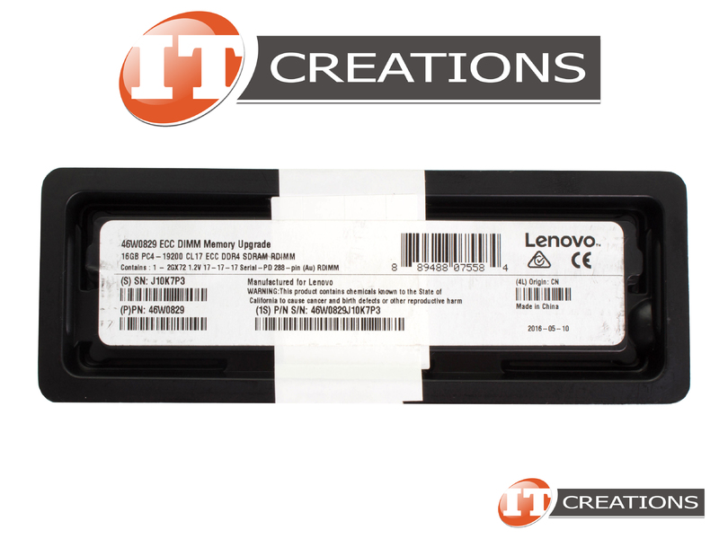 46W0829-RETAIL - Retail - Lenovo / Samsung 16GB PC4-19200 DDR4-2400t-R ...