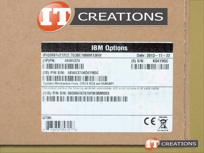 46W4374-RETAIL - Refurbished - IBM CPU KIT INTEL XEON 12 CORE PROCESSOR ...