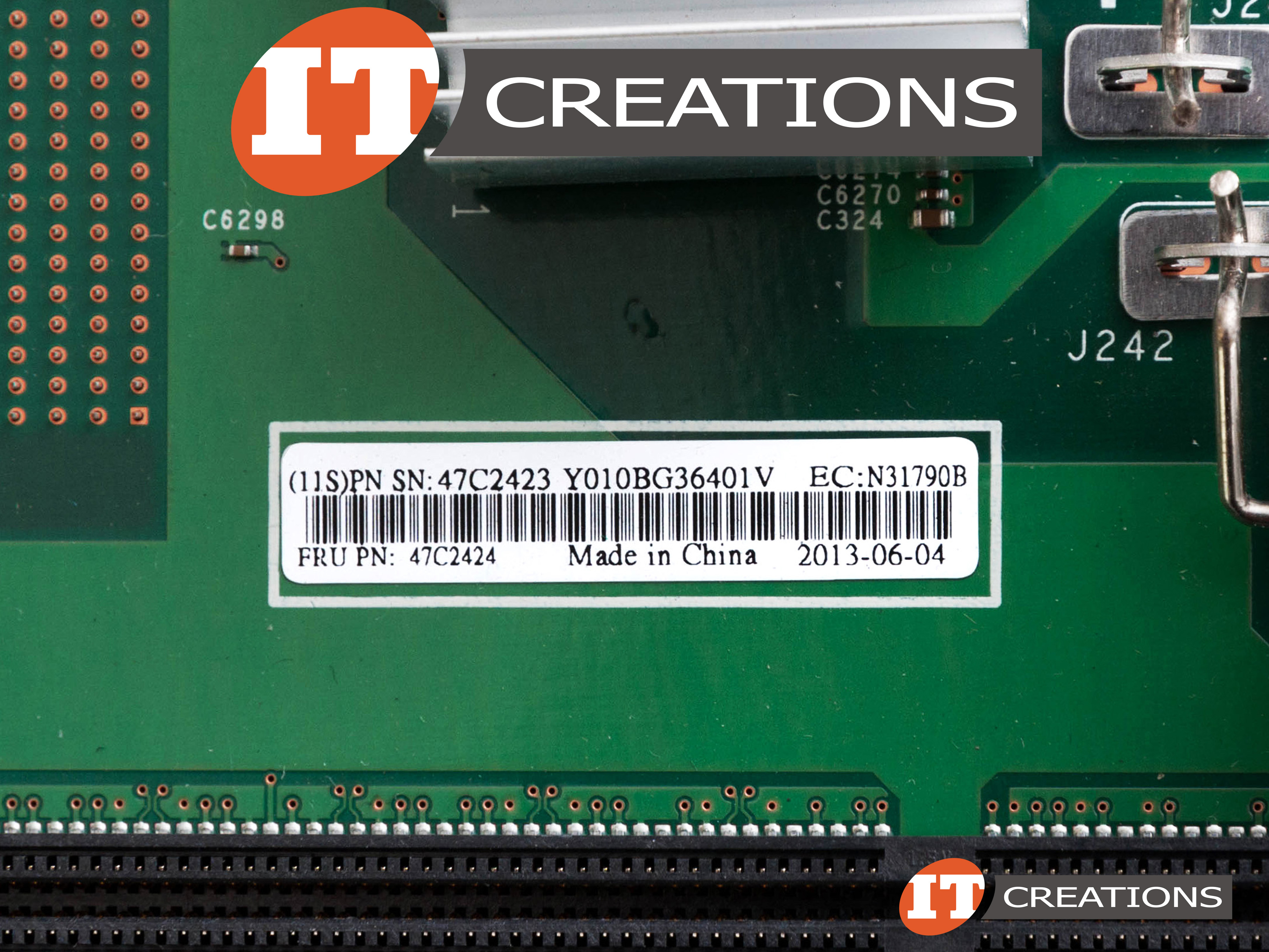 47C2424 IBM MEMORY RISER BOARD FOR IBM SYSTEM X3690 X5 - NO MEMORY ...