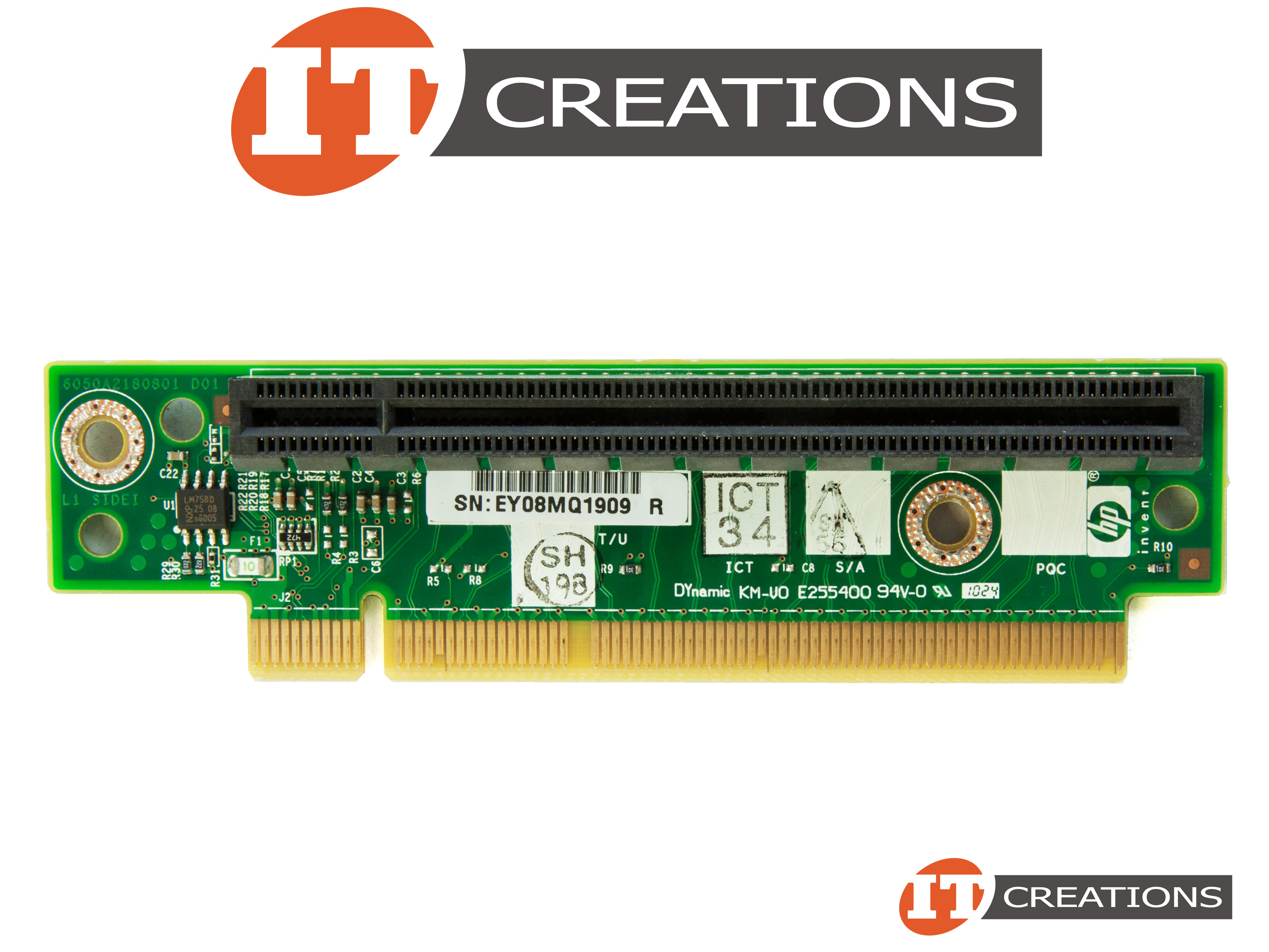 490420-001 HP Riser Card PCI-E 2.0 X16 For HP Proliant Dl120 G7 / Dl160 ...