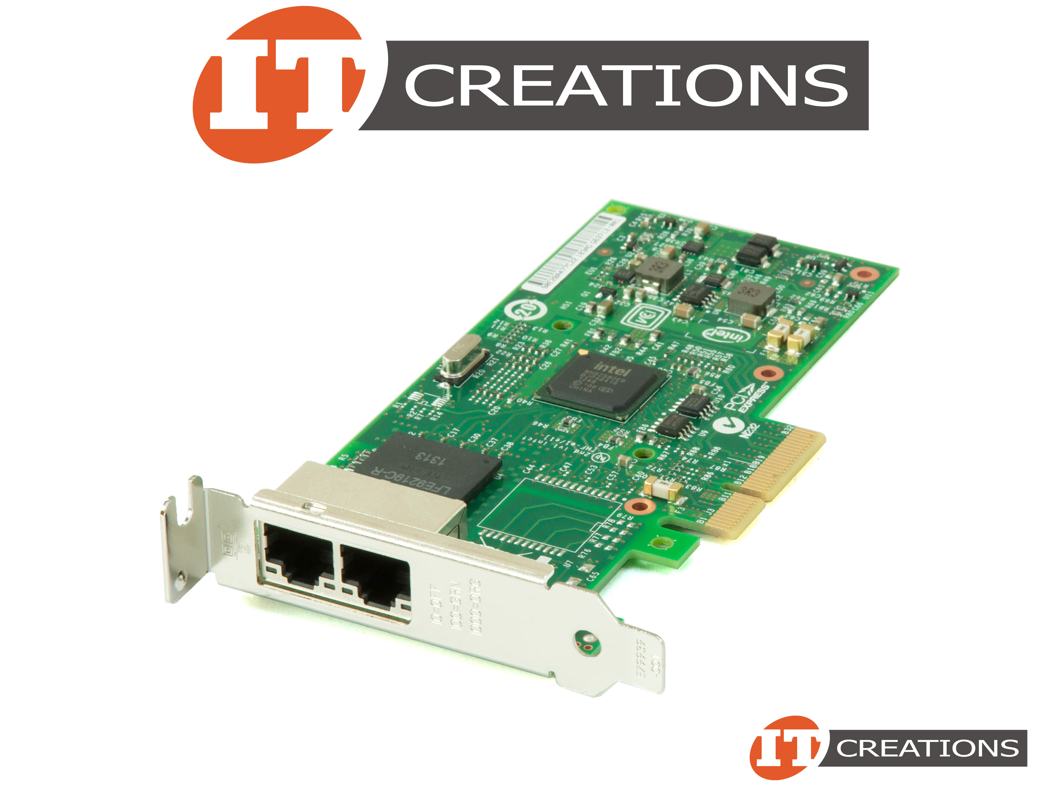 49Y4232-LOW P IBM / INTEL NETWORK CARD I340-T2 DUAL PORT PCI-E 2.0 X4 10 / 100 / 1000 ETHERNET ...