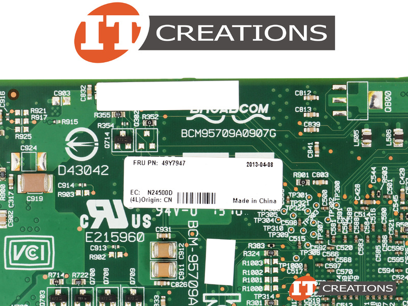 49Y7946-HIGH P Lenovo / IBM / Broadcom Netxtreme II 1000 1gbase-T Dual ...