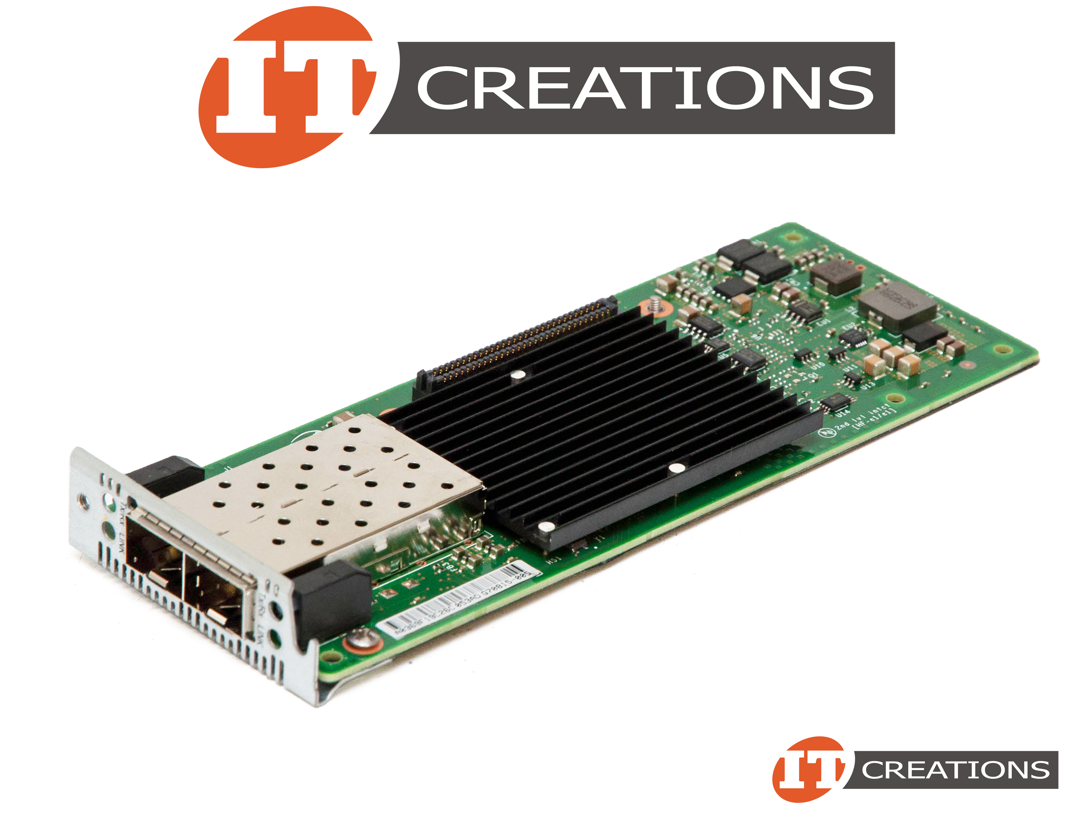 49Y7982 IBM Lenovo X520-DA2 10gbe Dual Port ( 2 ) TWO Sfp+ Transceiver ...