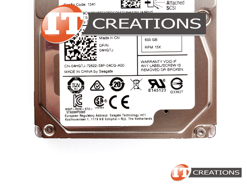 4HGTJ - New Other - DELL / SEAGATE 600GB 15K RPM SAS III 2.5 INCH SMALL ...