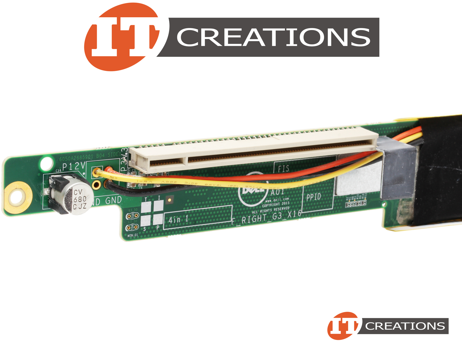 4X00M DELL GPU RISER SIGNAL CABLE 3 / 1 FOR DELL POWEREDGE C4130 ...