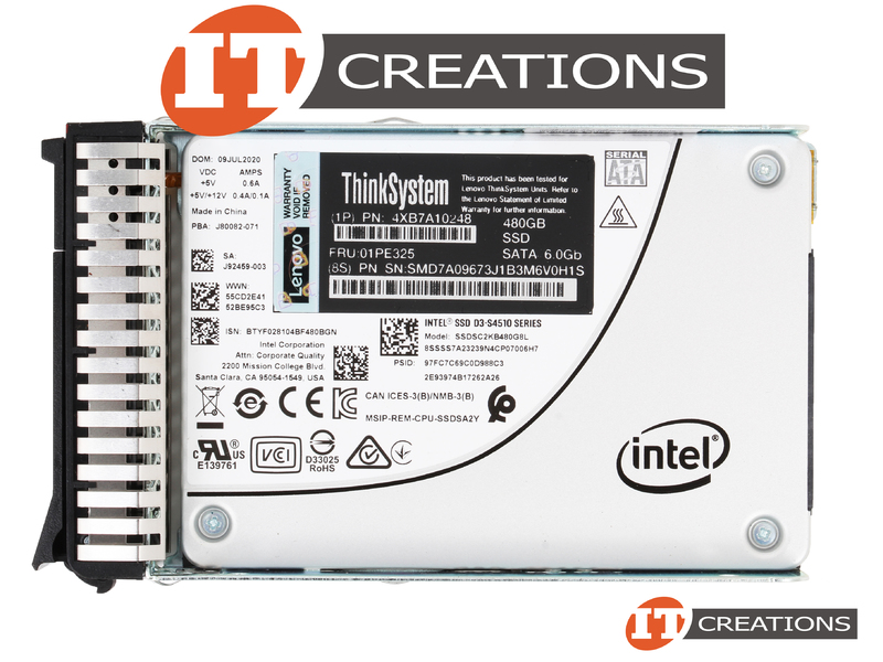 4XB7A10248 - Refurbished - LENOVO 480GB 64-LAYER TLC SATA III 2.5 INCH ...
