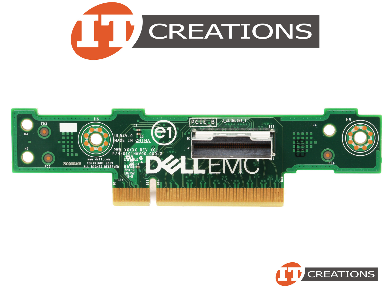 4MD3M DELL PCIE NVME Riser Board For DELL EMC Poweredge Xe2420 PCI-E ...