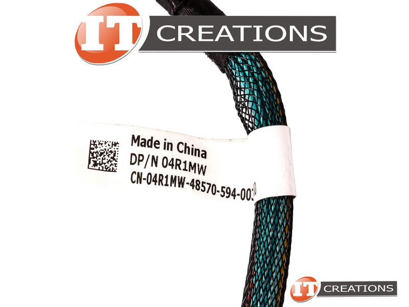 4R1MW DELL Mini SAS HD Cable For DELL Poweredge R920 / R930 30.5 Inch ...