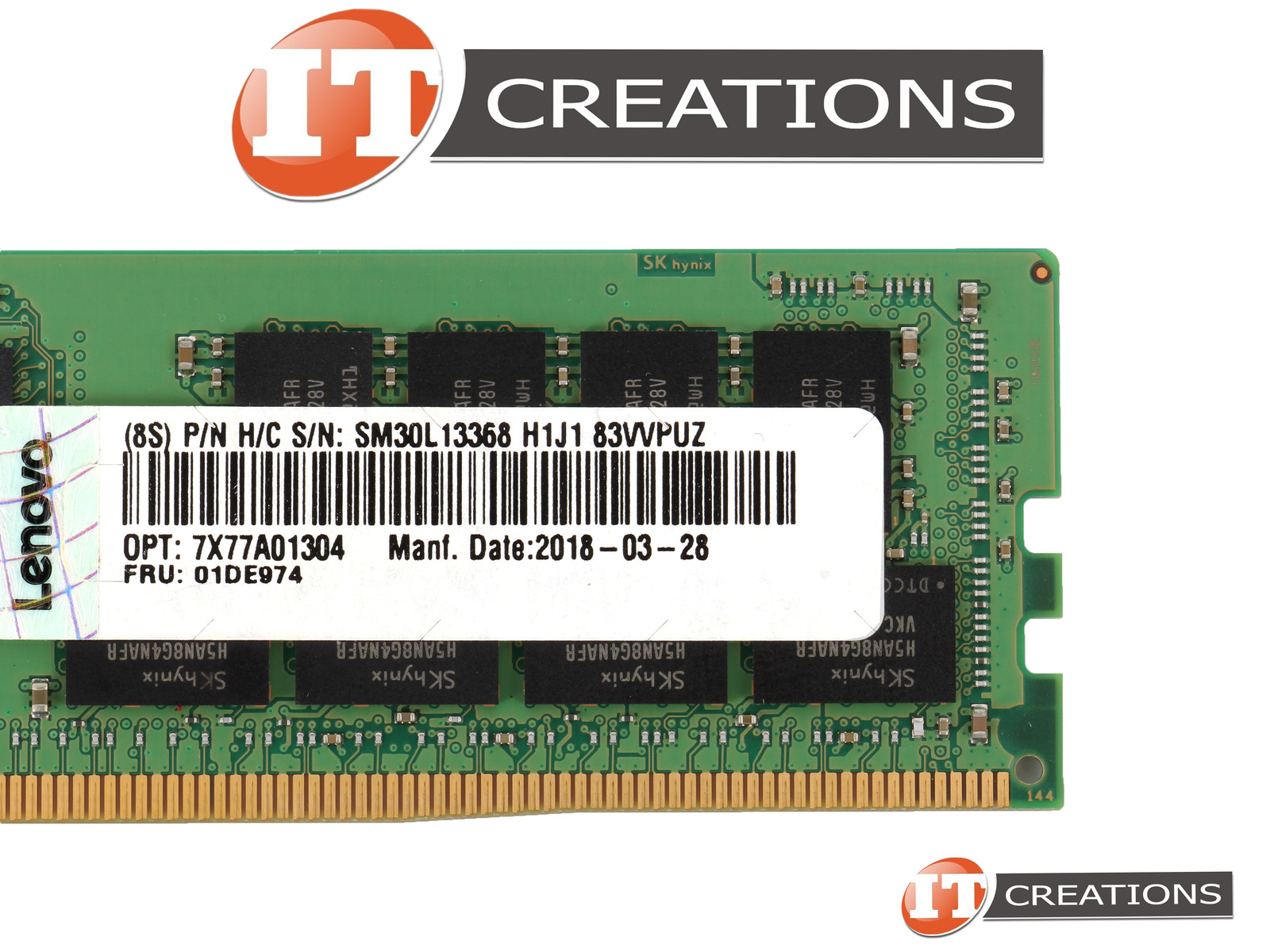 4X77A08611 Lenovo / Samsung 32GB PC4-21300 DDR4-2666v-R Registered ECC ...