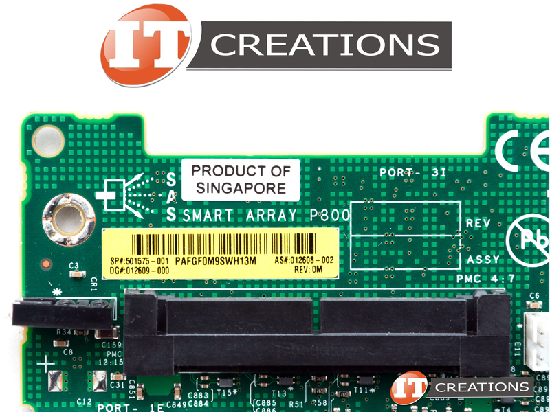 501575-001-NO BRACKET HP SMART ARRAY P800 PCI-E RAID CONTROLLER