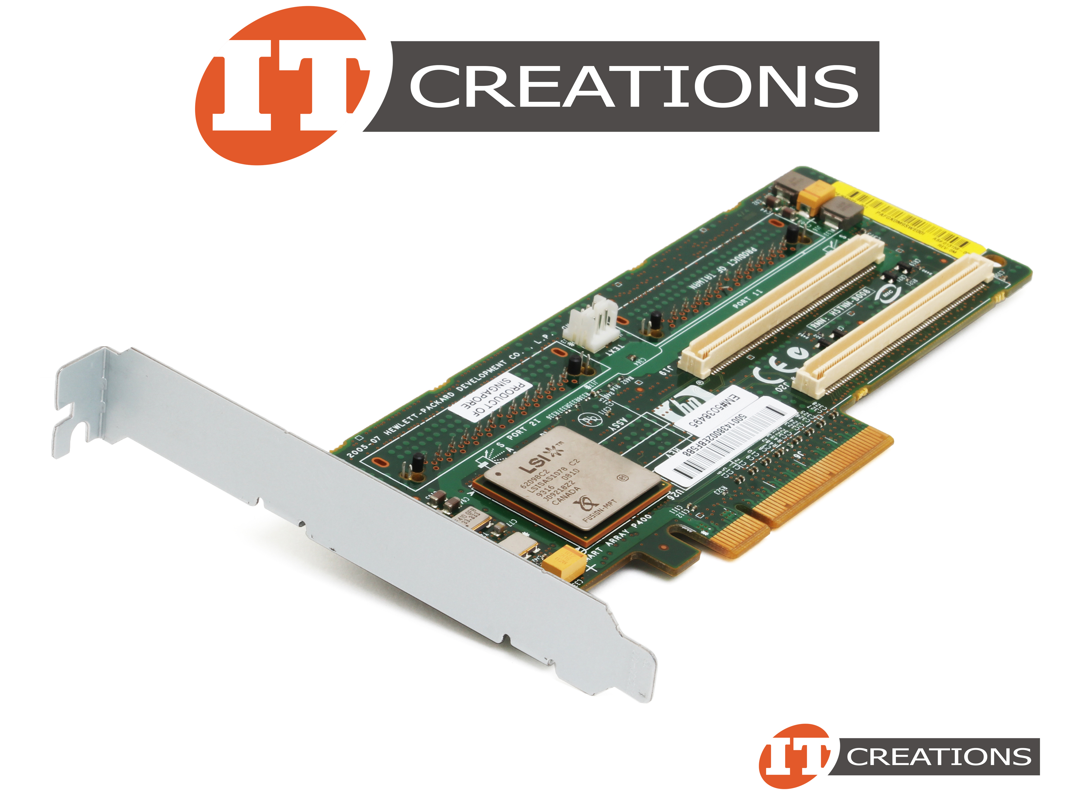 504022-001 HP Smart Array P400 8 Channel PCI-Express SAS Controller For HP Proliant Dl380 G5 ...