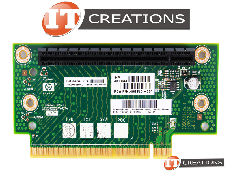 507258-001 HP RISER CARD 1 FOR HP PROLIANT DL180 G6 - FOR SLOT 1A PCI-E ...