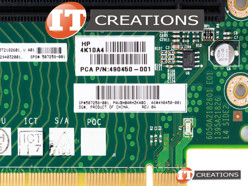 507258-001 HP RISER CARD 1 FOR HP PROLIANT DL180 G6 - FOR SLOT 1A PCI-E ...
