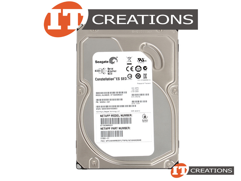 51058-01 - New Other - Netapp / Seagate 1TB 7.2k RPM SAS 3.5 Inch Large ...