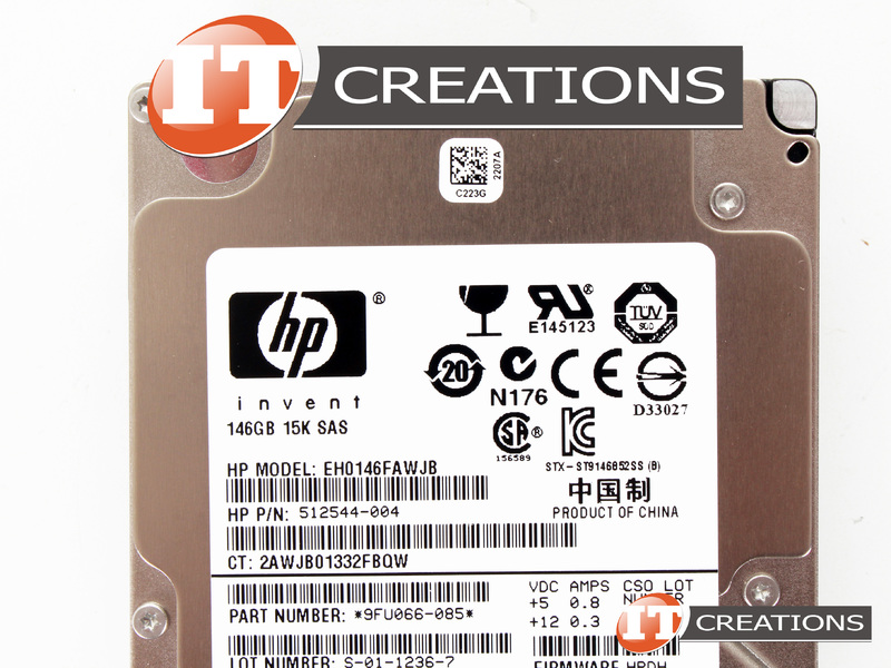 512544-004 - Refurbished - HP 146GB 15K RPM SAS 2.5 Inch Small Form ...