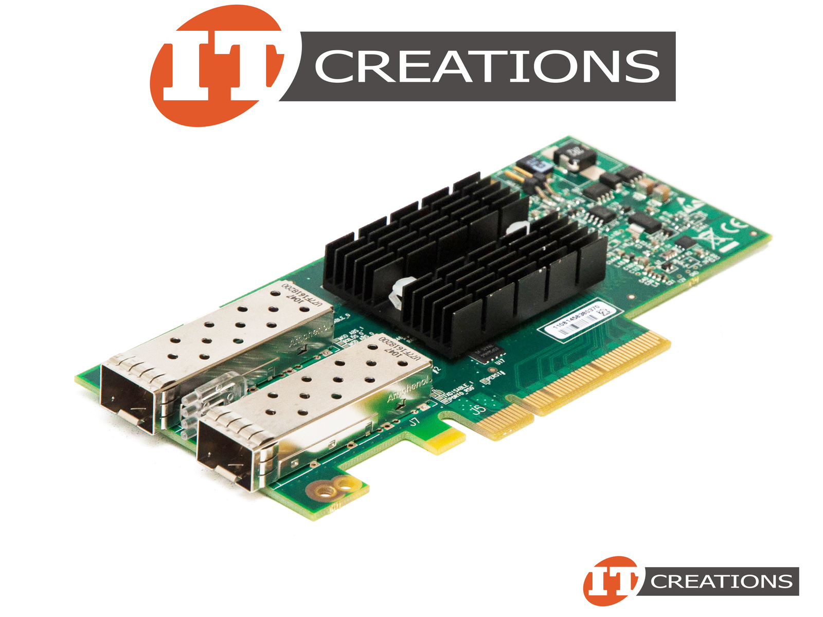 518001-001-NO BRACKET HP 10gbe PCI-E G2 Dual Port NIC PCI-E X8 ( 2 ...