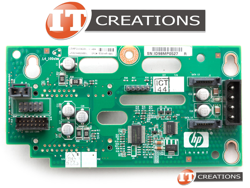 518030-001 HP HARD DRIVE BACKPLANE 3.5 INCH LARGE FORM FACTOR LFF 2 BAY ...