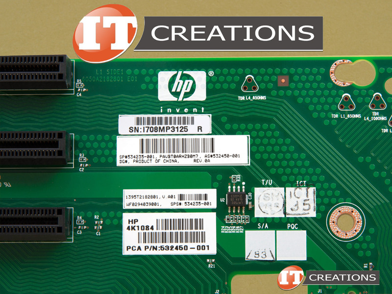 532450-001 HP RISER BOARD / CARD 3 PCI-E X8 PORTS FOR HP X1600 NETWORK ...