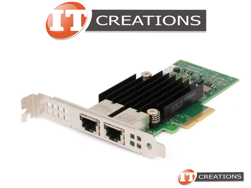 540-BBRL-HIGH P DELL / Intel X550-T2 CNA 10gbe Base-T Dual Port PCI-E 3.0 X4 Converged Network ...