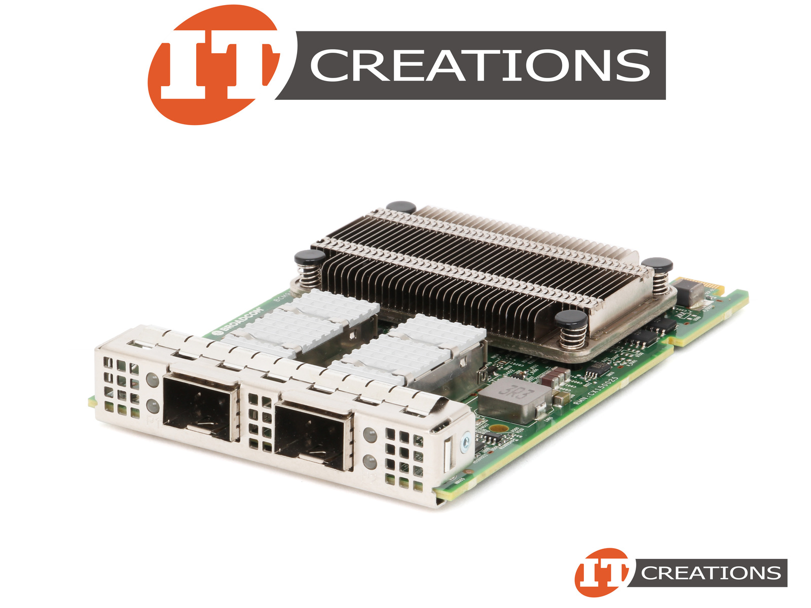 540-BCOC DELL / Broadcom Netxtreme 57414 V2 OCP 3.0 NIC 25gbe Dual Port Sfp28 Ocp3 Mezzanine ...